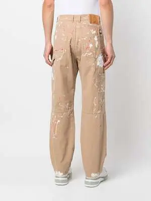 Martine Rose Paint-splatter Cargo Trousers