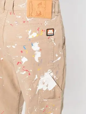 Martine Rose Paint-splatter Cargo Trousers
