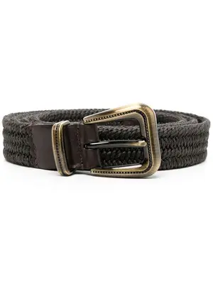 BRUNELLO CUCINELLI Brunello Cucinelli Braided Buckle Belt