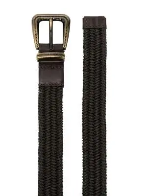 Brunello Cucinelli Braided Buckle Belt