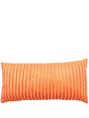 Missoni Ribbed Rectangle Cushion - Orange