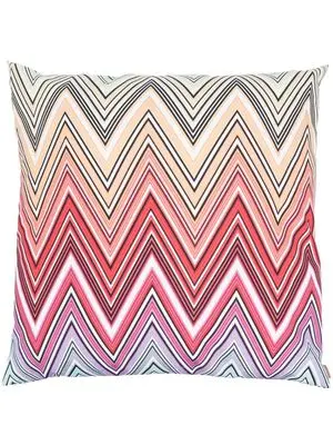 Missoni Zigzag Square Cushion - Yellow