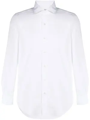 FINAMORE 1925 Long-sleeved Cotton Shirt