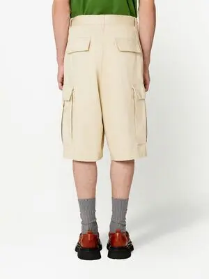 AMI Paris Straight-leg Cargo Shorts - Neutrals