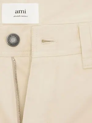 AMI Paris Straight-leg Cargo Shorts - Neutrals