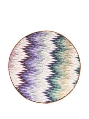 Missoni Phrae Cylinder Zigzag-knit Pouf