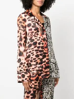 Roberto Cavalli Animal-print Shirt Jacket