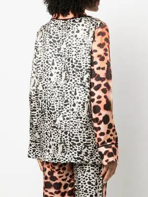 Roberto Cavalli Animal-print Shirt Jacket