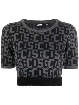 Gcds Cropped Knitwear For Women