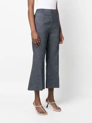 Fabiana Filippi Flared Cropped Trousers