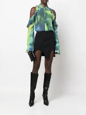 Roberto Cavalli Tie-dye Blouse