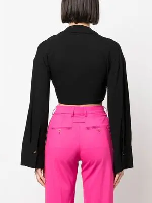 Blumarine Twist-detail Cropped Top