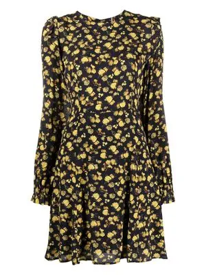 Tommy Hilfiger Moss Crepe Mini Dress - Blue