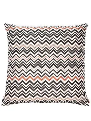 Missoni Zig-zag Patterned Cushion - Neutrals