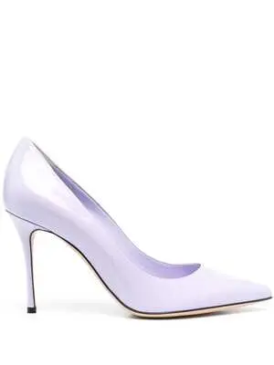 SERGIO ROSSI Godiva 100mm Leather Pumps