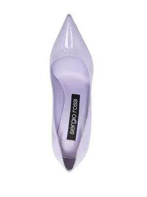 SERGIO ROSSI Godiva 100mm Leather Pumps