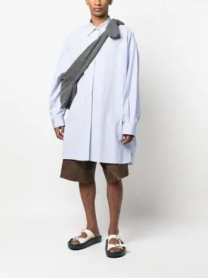 MAISON MARGIELA Striped Long-sleeved Shirt