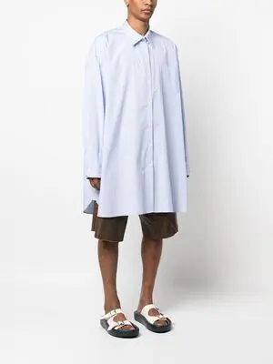 MAISON MARGIELA Striped Long-sleeved Shirt