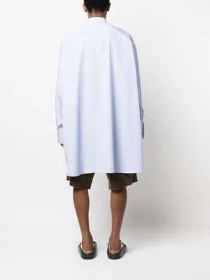 MAISON MARGIELA Striped Long-sleeved Shirt
