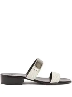 GIUSEPPE ZANOTTI Ignazio Double-strap Slide Sandals