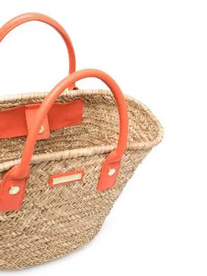 Melissa Odabash Corsica Leather Tote Bag