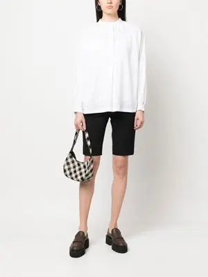 A.p.c. Flora Tartan-check Cotton Blouse