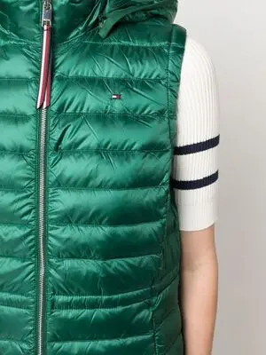 Tommy Hilfiger Zip-up Padded Gilet - Green