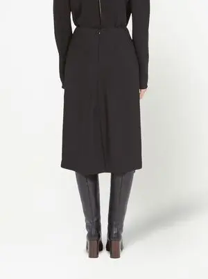 FERRAGAMO Pleated Midi Skirt