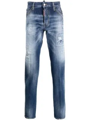 Dsquared2 Distressed Slim-fit Jeans