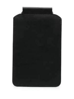 Brunello Cucinelli Beaded-trim Leather Phone Bag