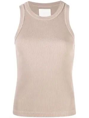 Citizens Of Humanity Sleeveless Ribbed Top - Neutrals