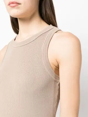 Citizens Of Humanity Sleeveless Ribbed Top - Neutrals