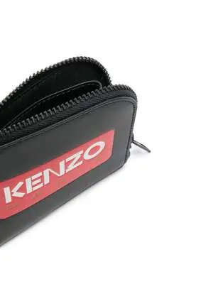 Kenzo Logo-print Leather Wallet