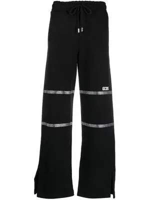 Gcds Rhinestone-embellished Trousers