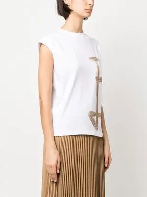 Herno Logo-print Sleeveless Top