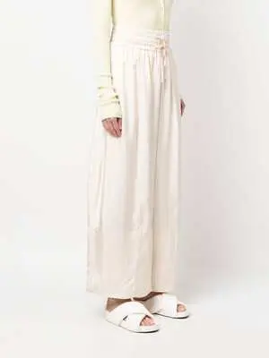 JIL SANDER Pressed-crease Palazzo Pants - Neutrals