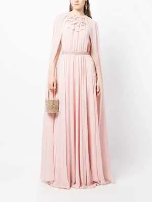 Sachin & Babi Belladonna Cape Gown - Pink