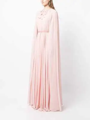 Sachin & Babi Belladonna Cape Gown - Pink