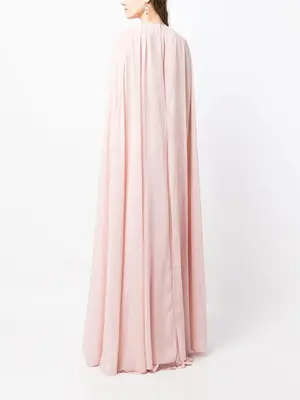 Sachin & Babi Belladonna Cape Gown - Pink