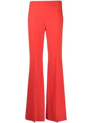 Moschino Pressed-crease Flare Trousers