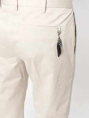 PT TORINO Tapered Tailored Trousers - Neutrals
