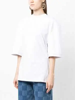 Jacquemus Contrasting-stitch Cotton T-shirt
