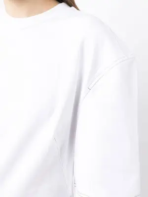 Jacquemus Contrasting-stitch Cotton T-shirt