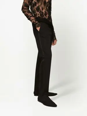 Dolce & Gabbana Stretch-wool Tuxedo Trousers