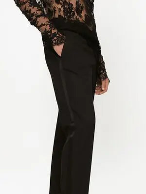 Dolce & Gabbana Stretch-wool Tuxedo Trousers