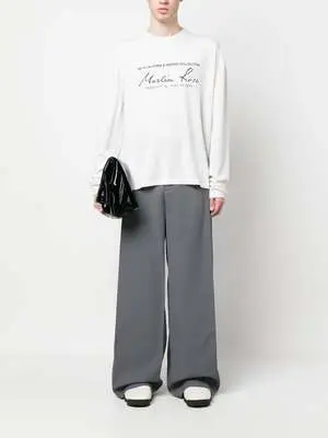 Martine Rose Logo-print Crewneck Sweatshirt