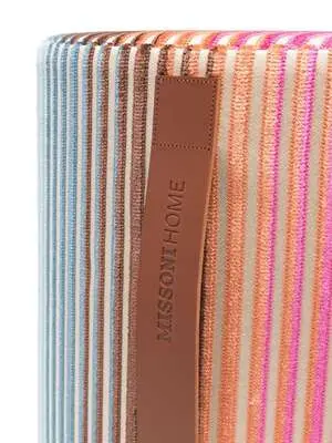 Missoni Jacaranda Ribbed Cylinder Pouf