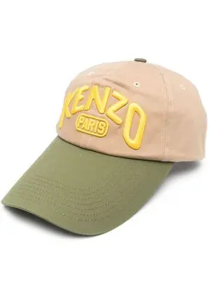 Kenzo Embroidered-logo Baseball Cap - Neutrals