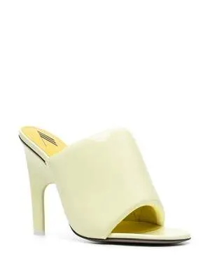 Attico Rem 120mm Mules - Yellow