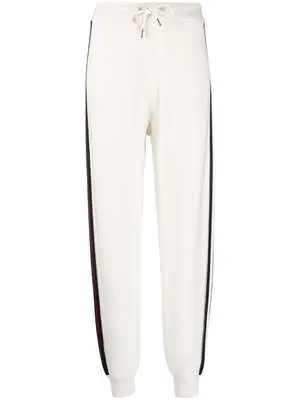 Tommy Hilfiger Side-stripe Track Pants - White